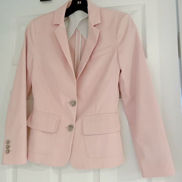 Express | Jackets & Coats | Express Pale Pink 2 Button Lined Blazer ...